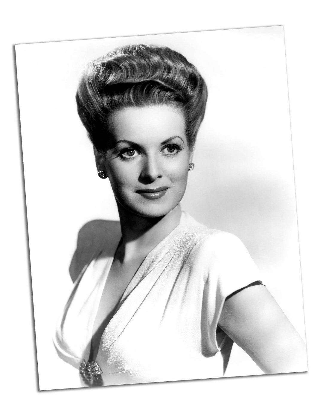 MAUREEN O'HARA Vintage Black/white Celebrity Headshot (11 X 8.5) Photo ...