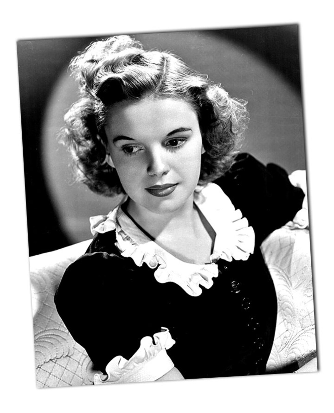 JUDY GARLAND Vintage Black/white Celebrity Portrait Photo Print - Etsy