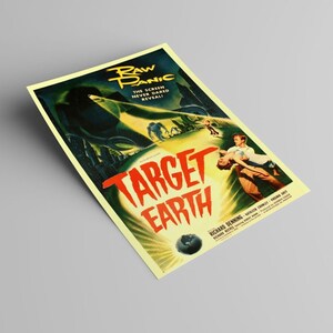 TARGET EARTH 1954 Vintage Sci Fi Movie Film Poster/print (digitally ...
