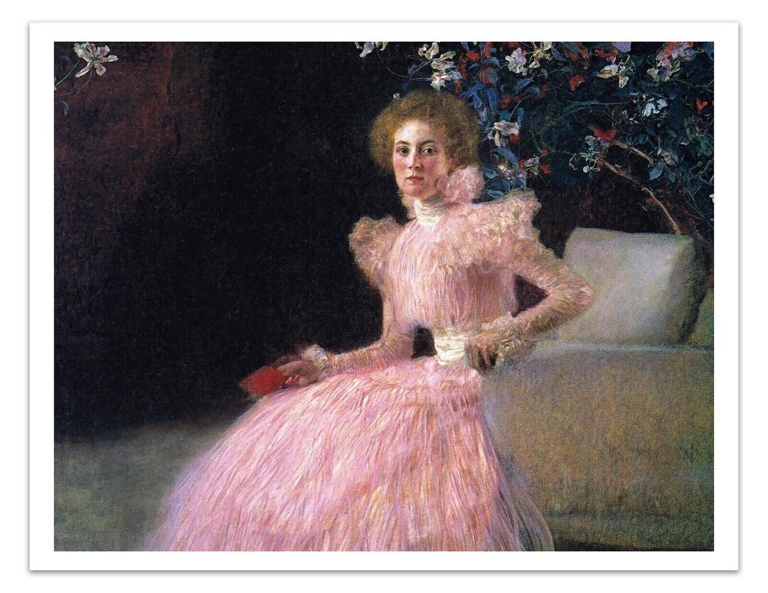 Gustav Klimt BILDNIS SONJA KNIPS (1898) Vintage Painting Poster ...