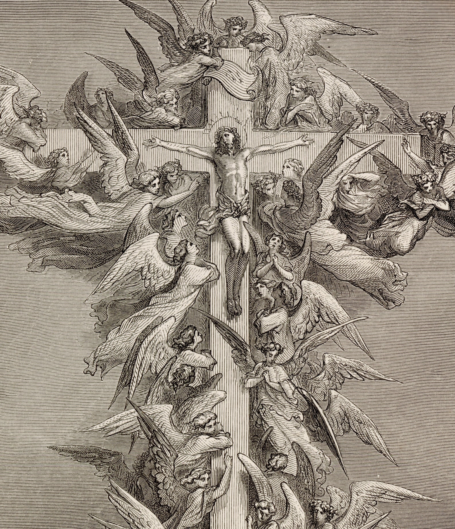 Gustave Dore: the VISION of the CROSS (1891) Vintage Illustration Bible ...