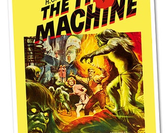 Time Machine Poster - Etsy
