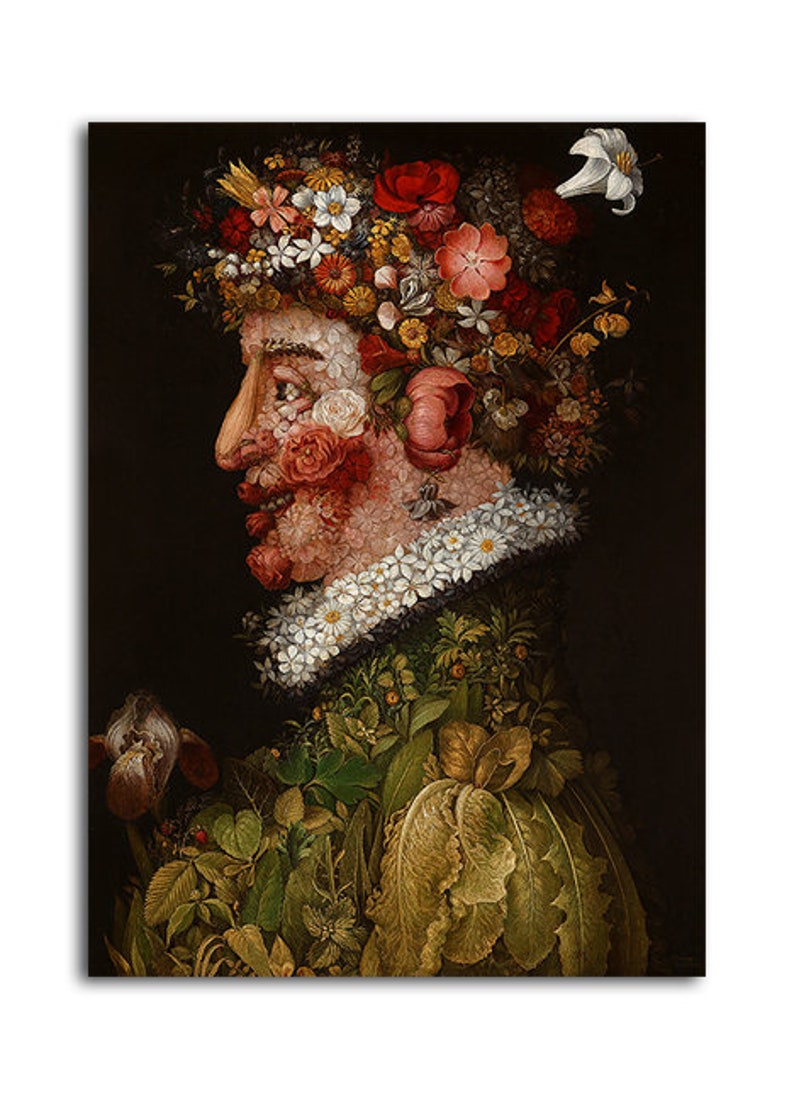 Giuseppe Arcimboldo SPRING borderless 1573 Painting Reprint - Etsy