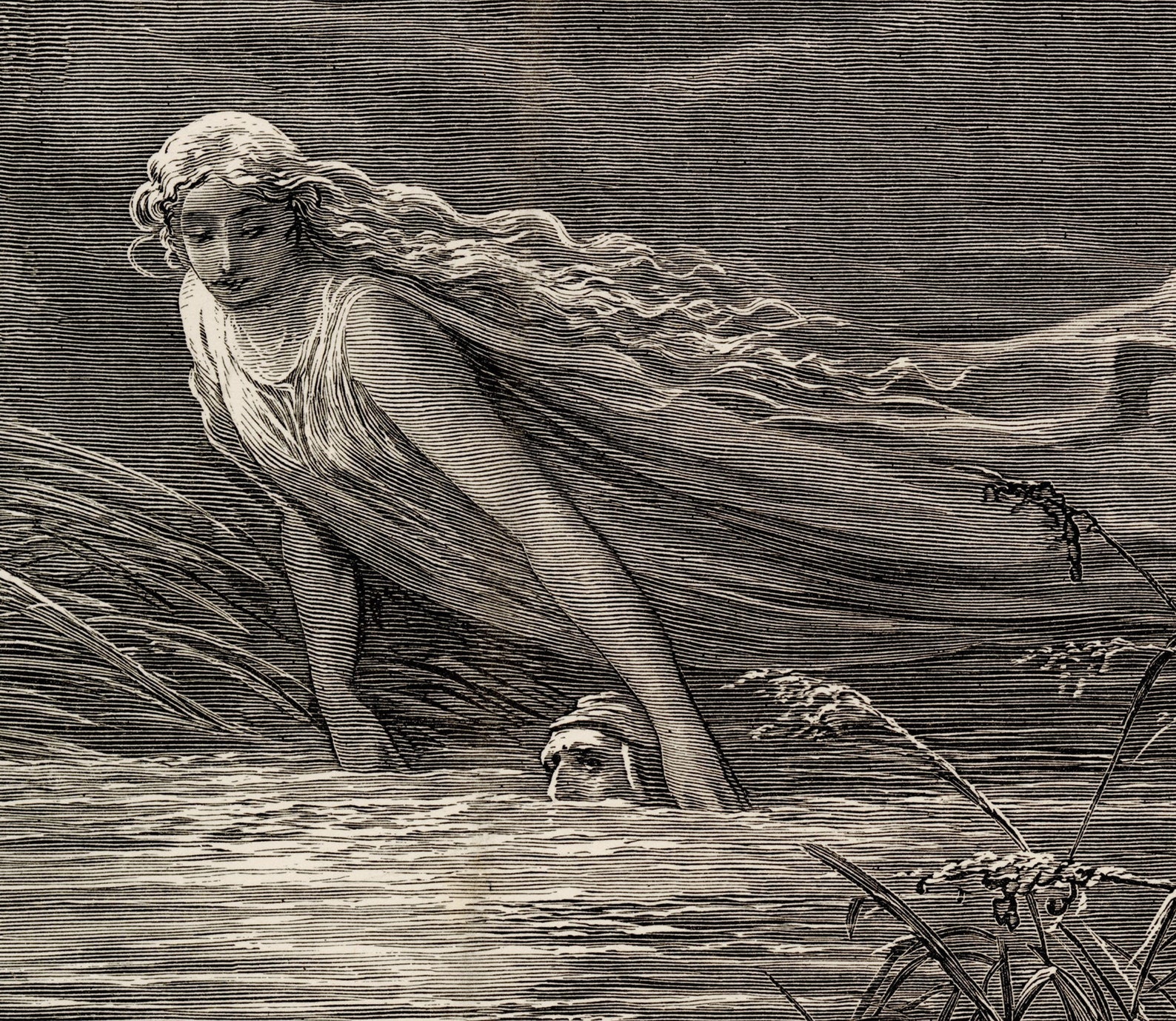 Gustave Dore DANTE & the RIVER of LETHE 1891 Vintage Illustration Bible ...