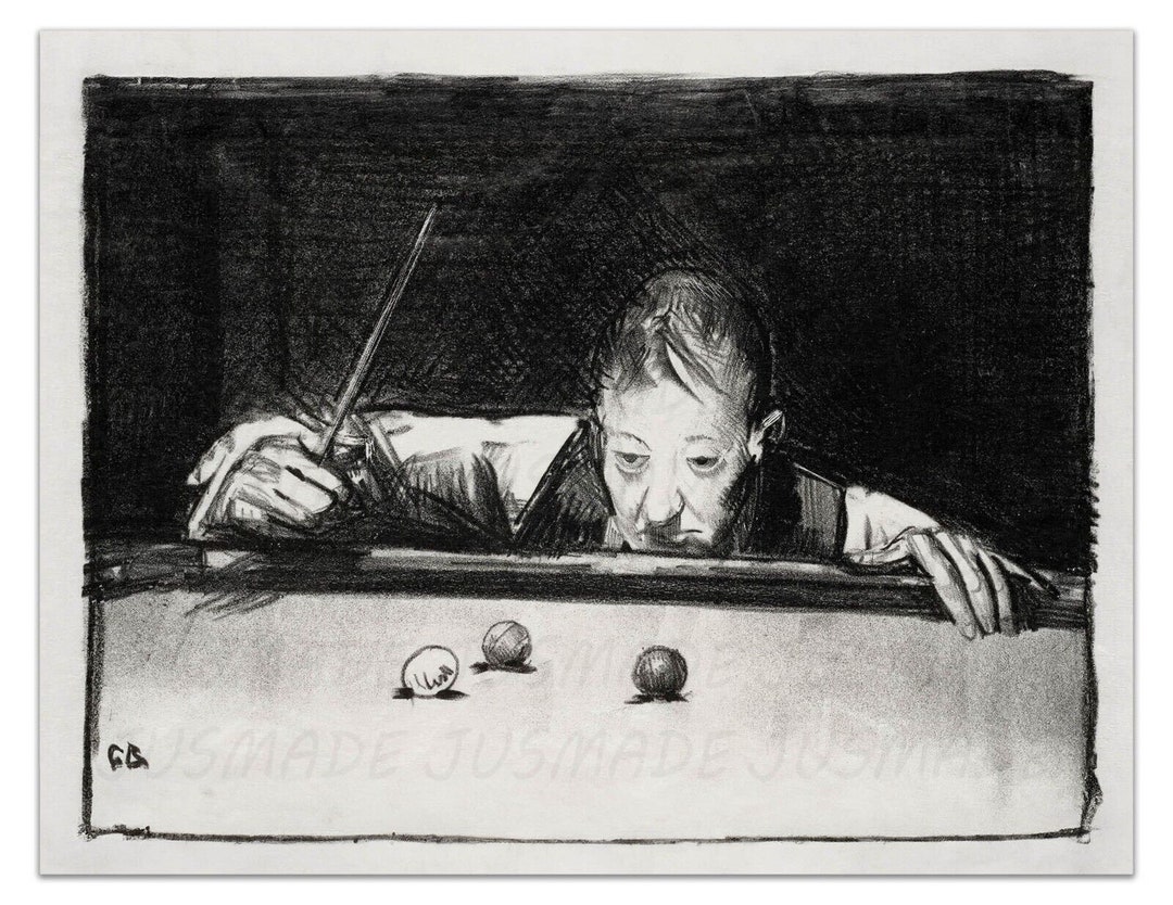 Indoor Athlete, First Stone 1921 GEORGE BELLOWS Vintage Painting Poster ...