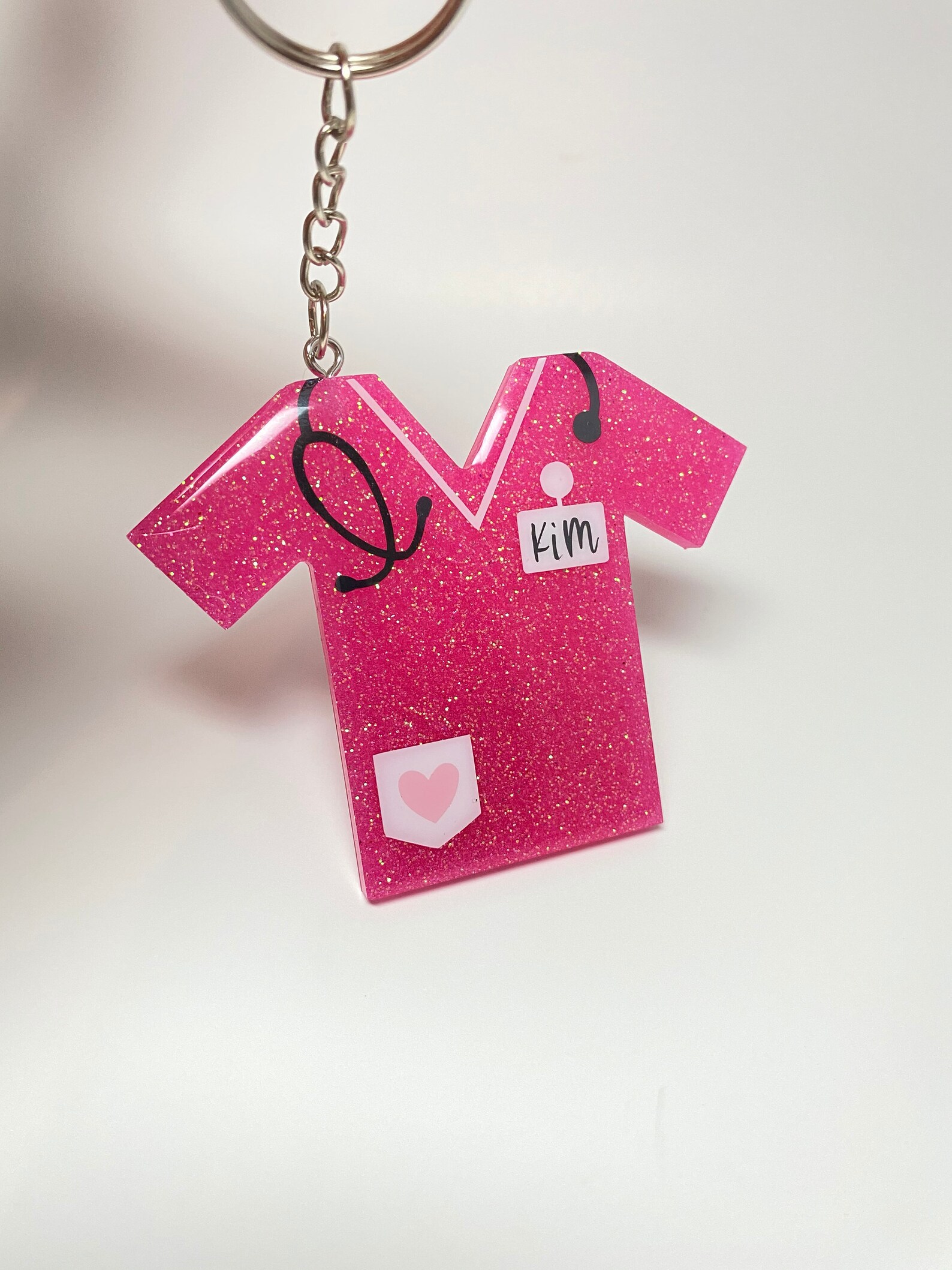 Nurse Keychain Nursing Keychain Doctor Keychain Scrub - Etsy