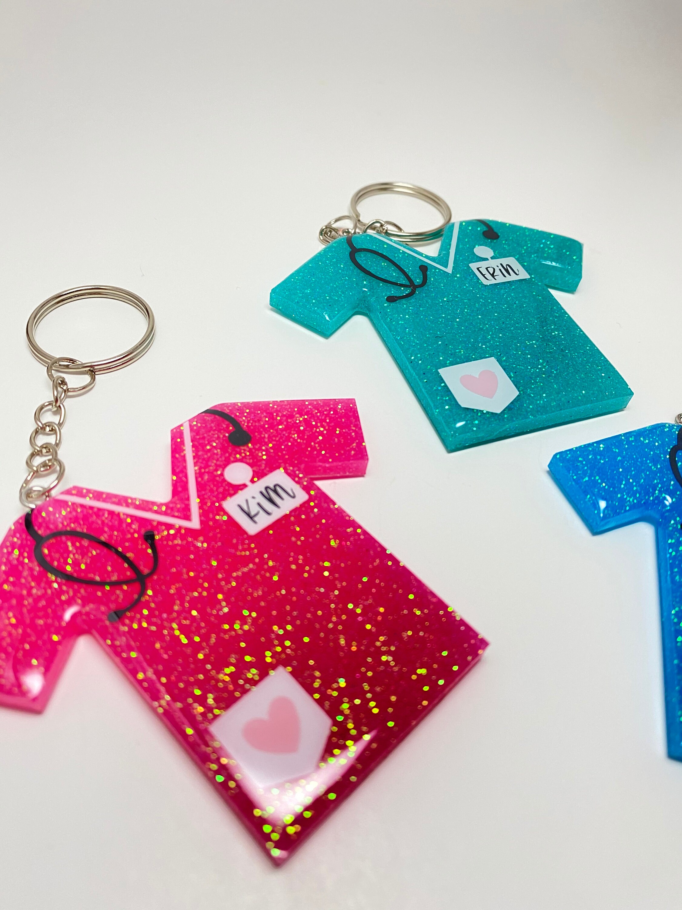 Nurse Keychain Nursing Keychain Doctor Keychain Scrub - Etsy