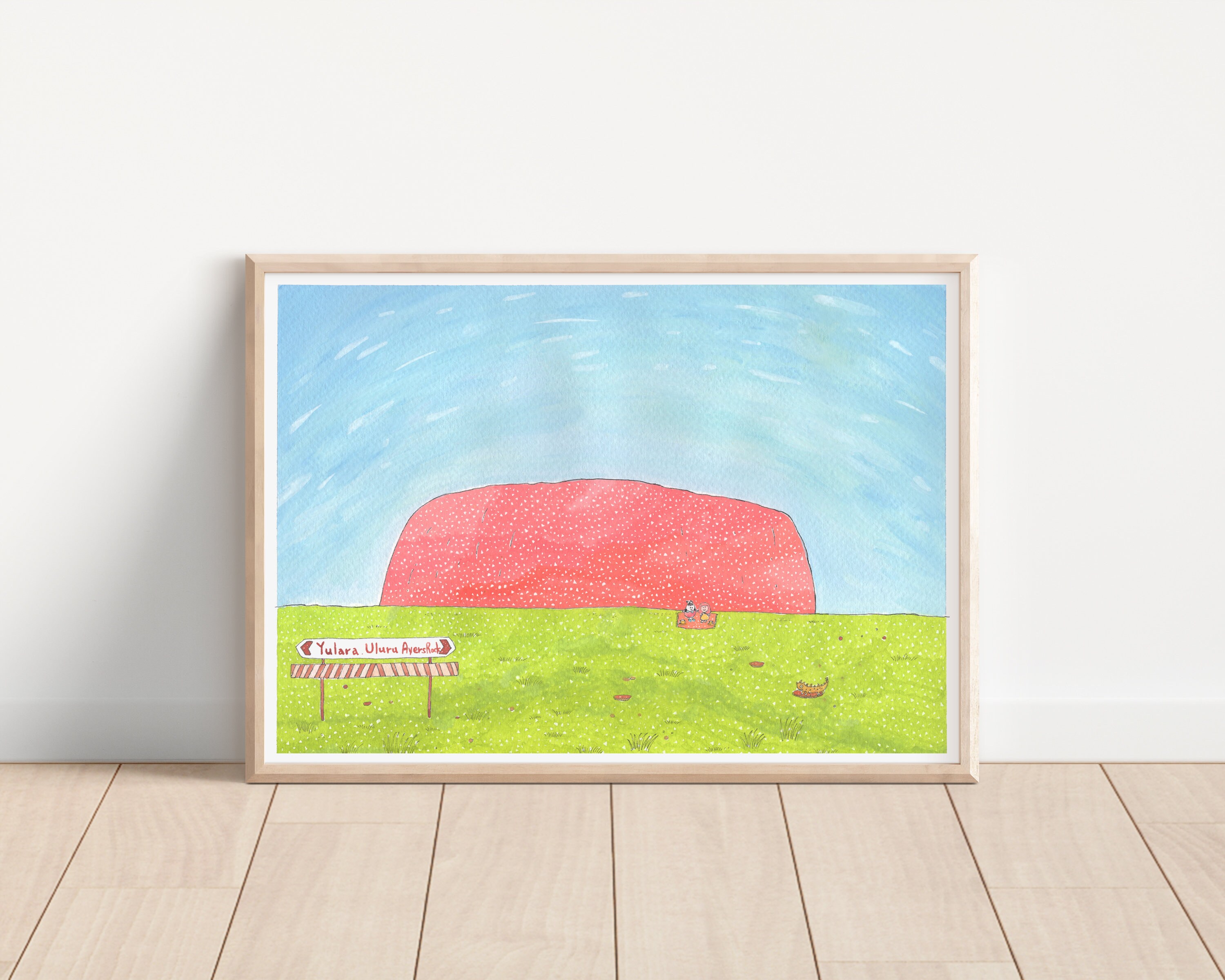 Art & Collectibles Uluru Ayers Rock Australian Outback original ...