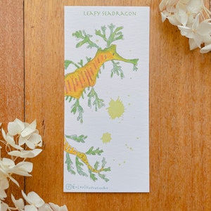 Marine Life Bookmarks Collection/ Sea Animals Bookmarks/ Ink Pen ...