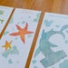 Marine Life Bookmarks Collection/ Sea Animals Bookmarks/ Ink Pen ...