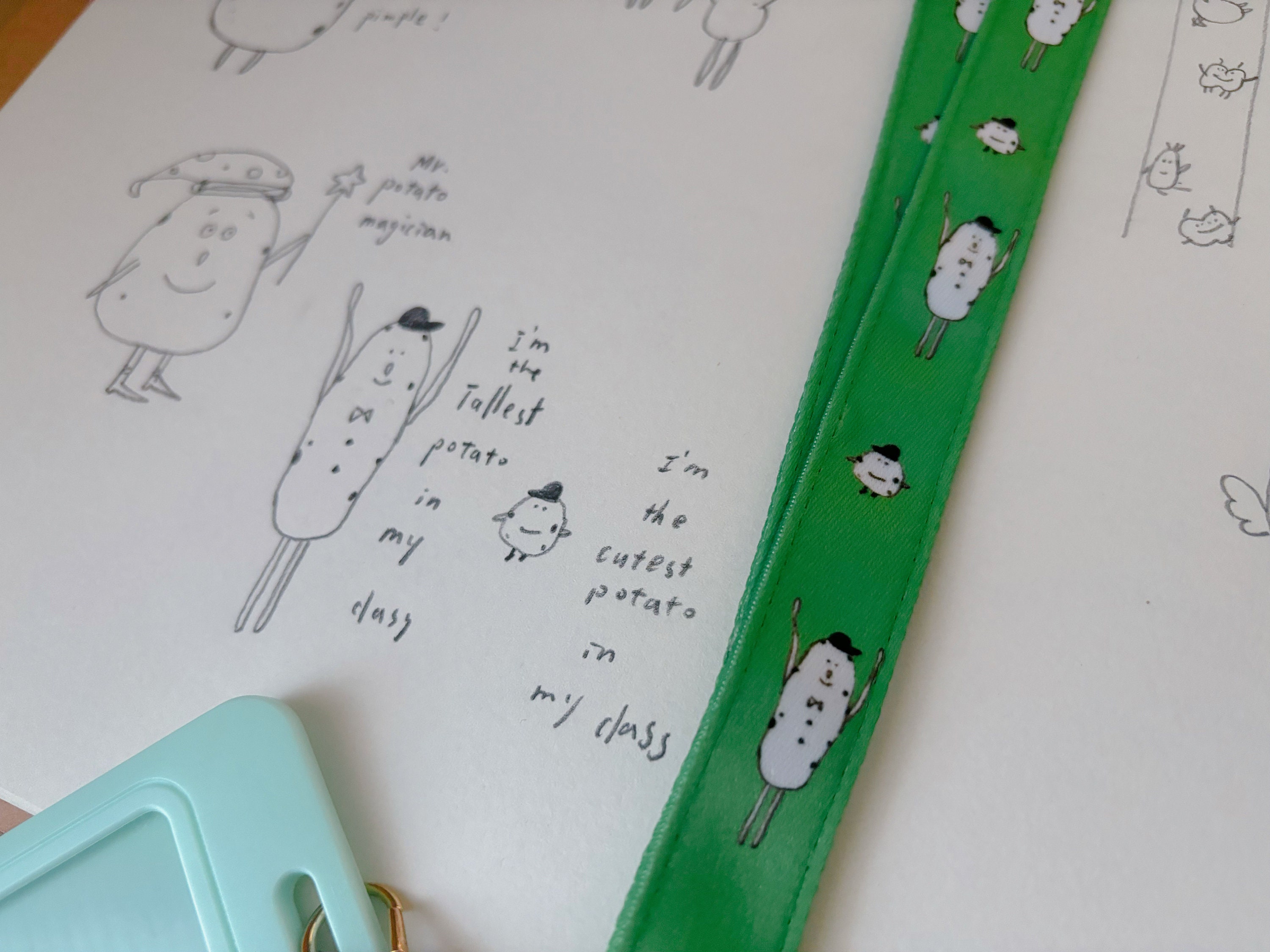 Lanyard _ Happy Potato Cuddle Friends Lanyard - Etsy Australia