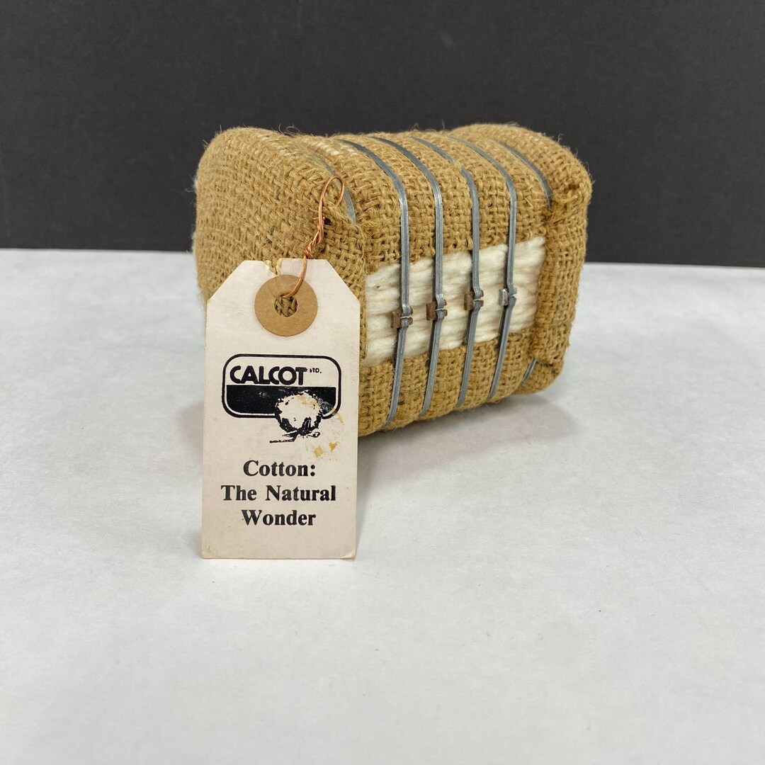 Vintage Cotton Mini Bale Salesman Sample by Calcot Advertising - Etsy