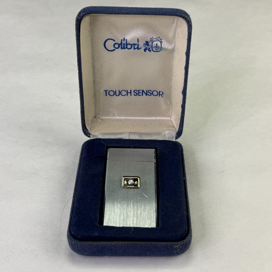 Vintage Colibri Touch Sensor Lighter in Original Case Not Working - Etsy