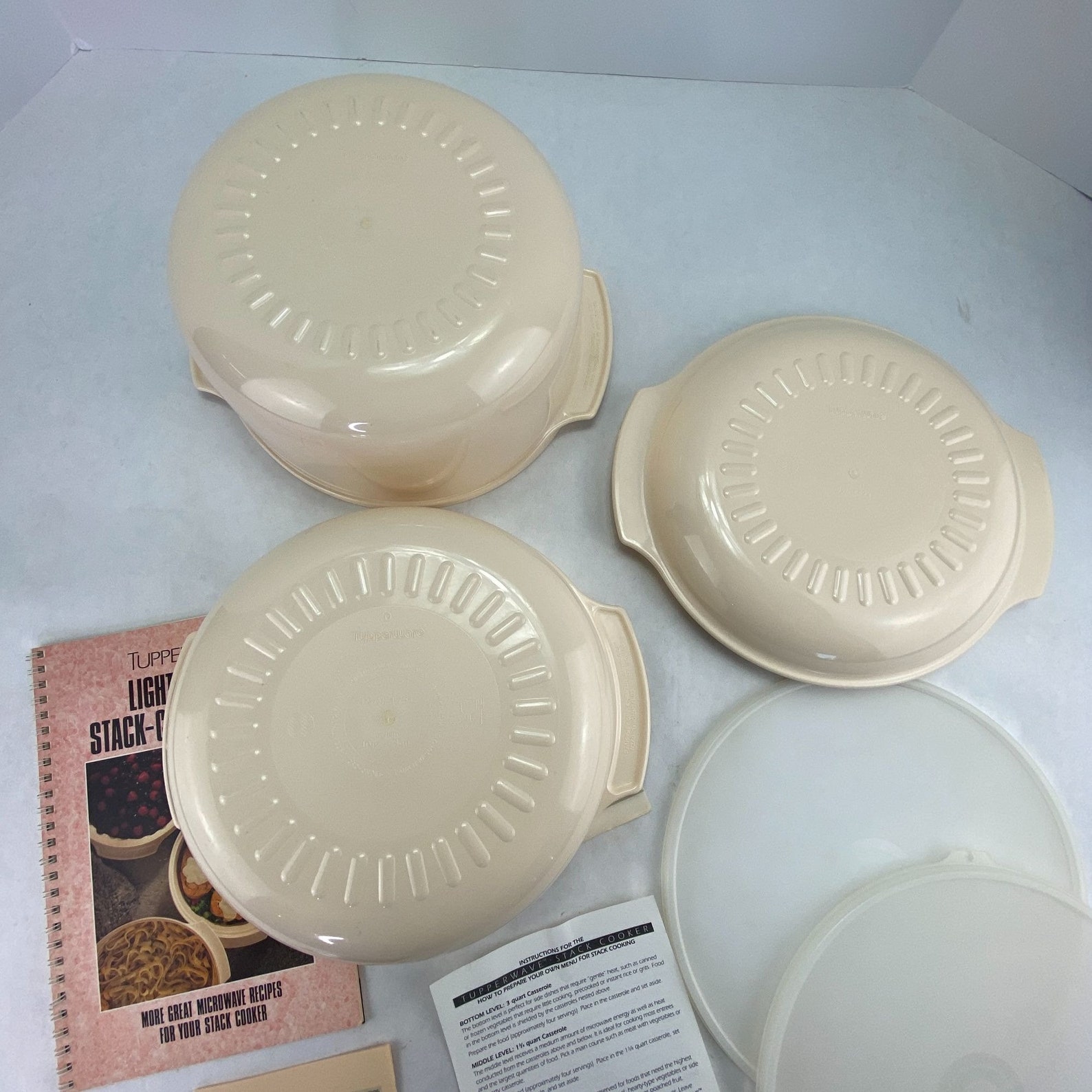 Vintage Tupperware Tupperwave Microwave Stack Cook Set With - Etsy