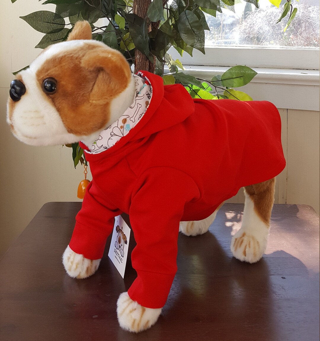 Red Hoodie for Dogs. Hoodie for Dogs in Red, Pet Hoodies, Red Hoodie in ...