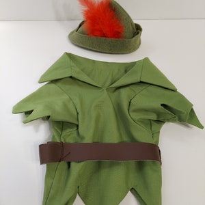 Peter Pan Dog Halloween Costume, Pet Peter Pan Costume, Peter Pan Dog ...