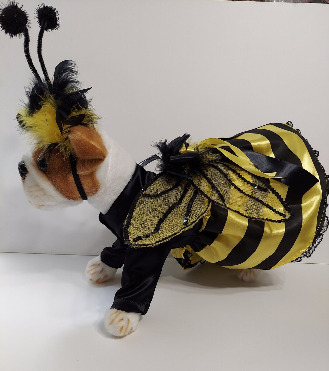 Bumble Bee Dog Costume, Bumble Bee Halloween Outfit for Dogs, Puppy ...