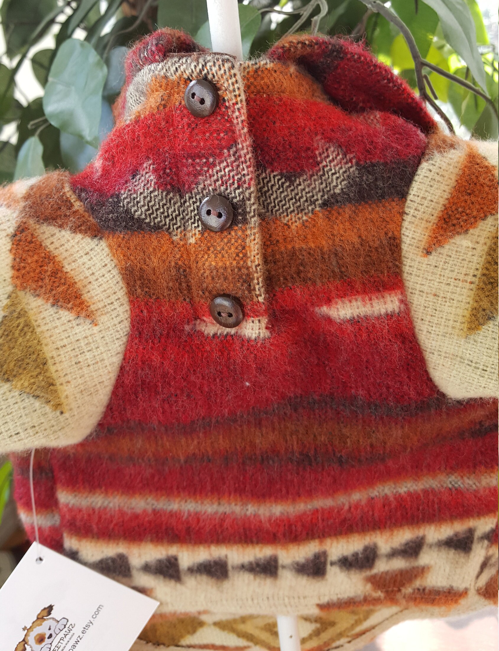 Alpaca Dog Jacket Print Alpaca Jacket for Dogs Tribe Print | Etsy