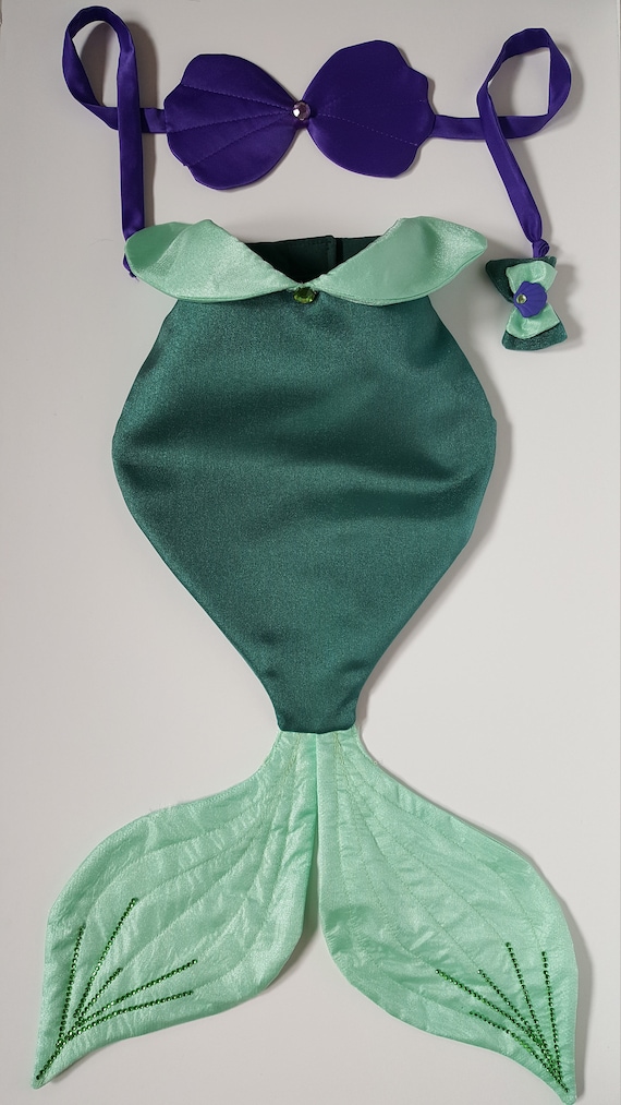 Little Mermaid Dog Costume Dog Little Mermaid Halloween | Etsy