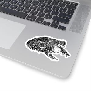 Sticker- the Toad- Whimsical Laptop Decor, Nature Lover Gifts, Toad Art ...