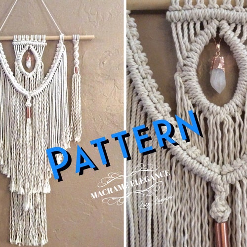 JOAN of ARC Macramé Pattern Beginner//pdf DIY Wall Hanging - Etsy
