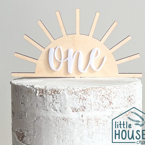 Sun One Cake Topper First Birthday Party Decorations Smash - Etsy Canada