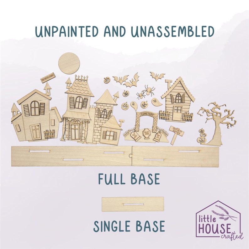 DIY Haunted House Craft Kit Halloween Craft Spooky - Etsy