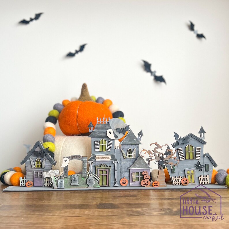 DIY Haunted House Craft Kit Halloween Craft Spooky - Etsy