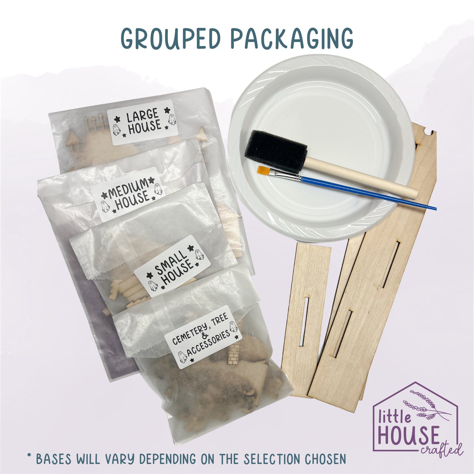 DIY Haunted House Craft Kit Halloween Craft Spooky - Etsy