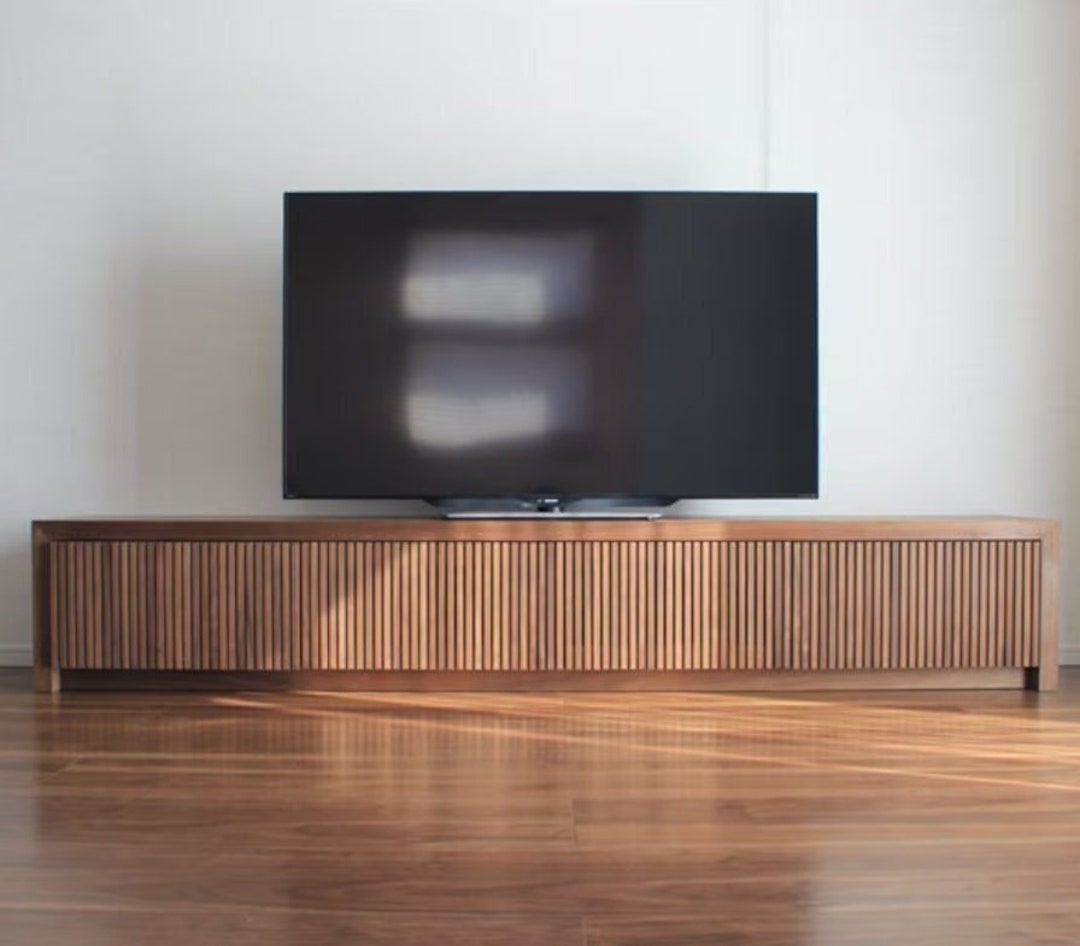 Solid Wood Tv Unittv Tablewooden Tv Standwood Tv Consoletv - Etsy