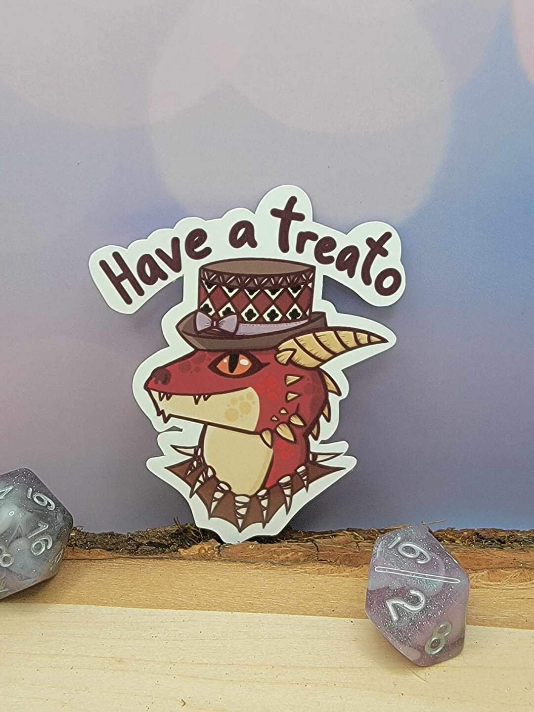Popper the Kobold - Handmade Sticker (2.36" X 2.8") - Etsy