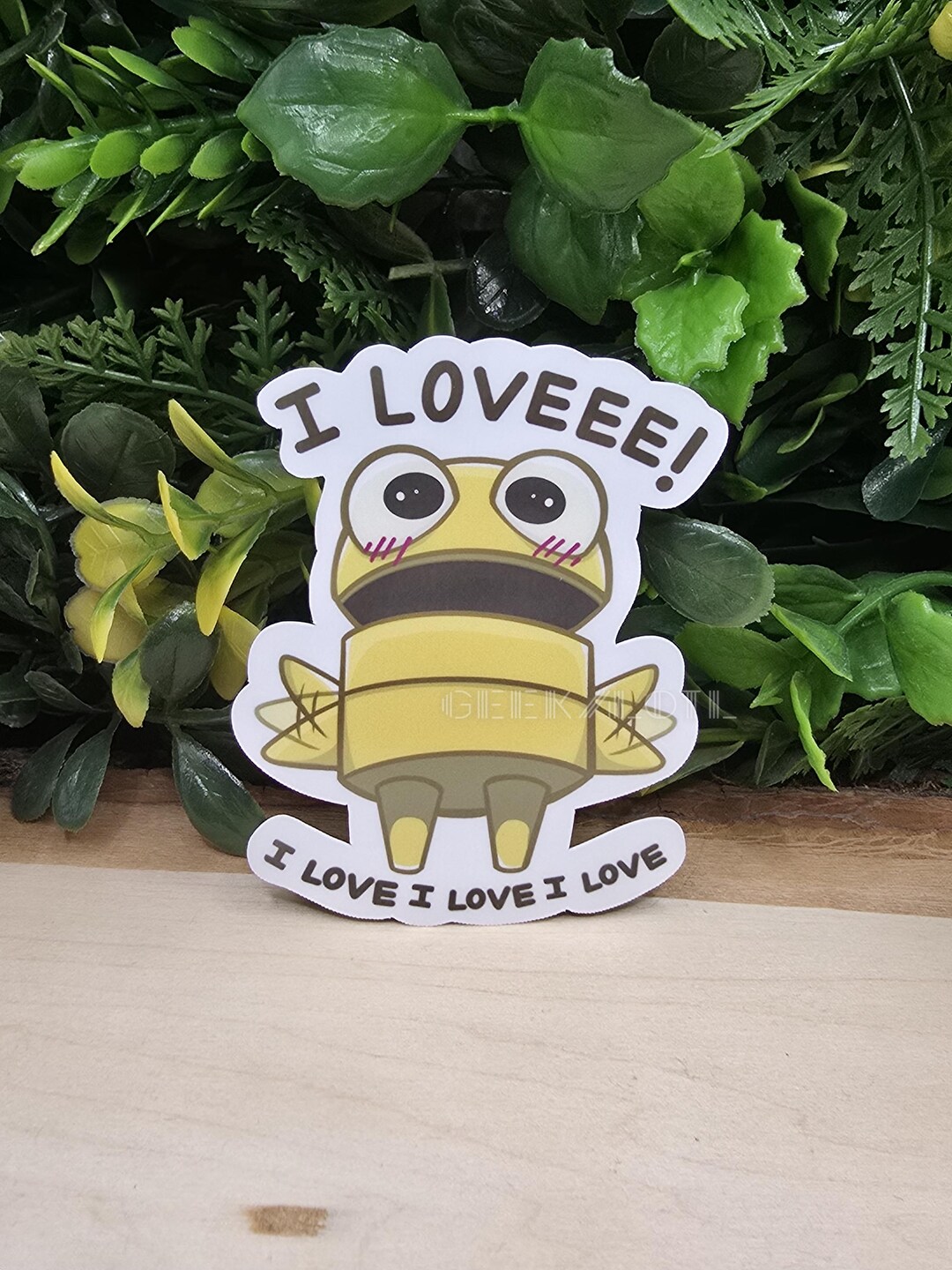 I Loveeee Semibot - Handmade Sticker (1.92"x2.50") - Etsy