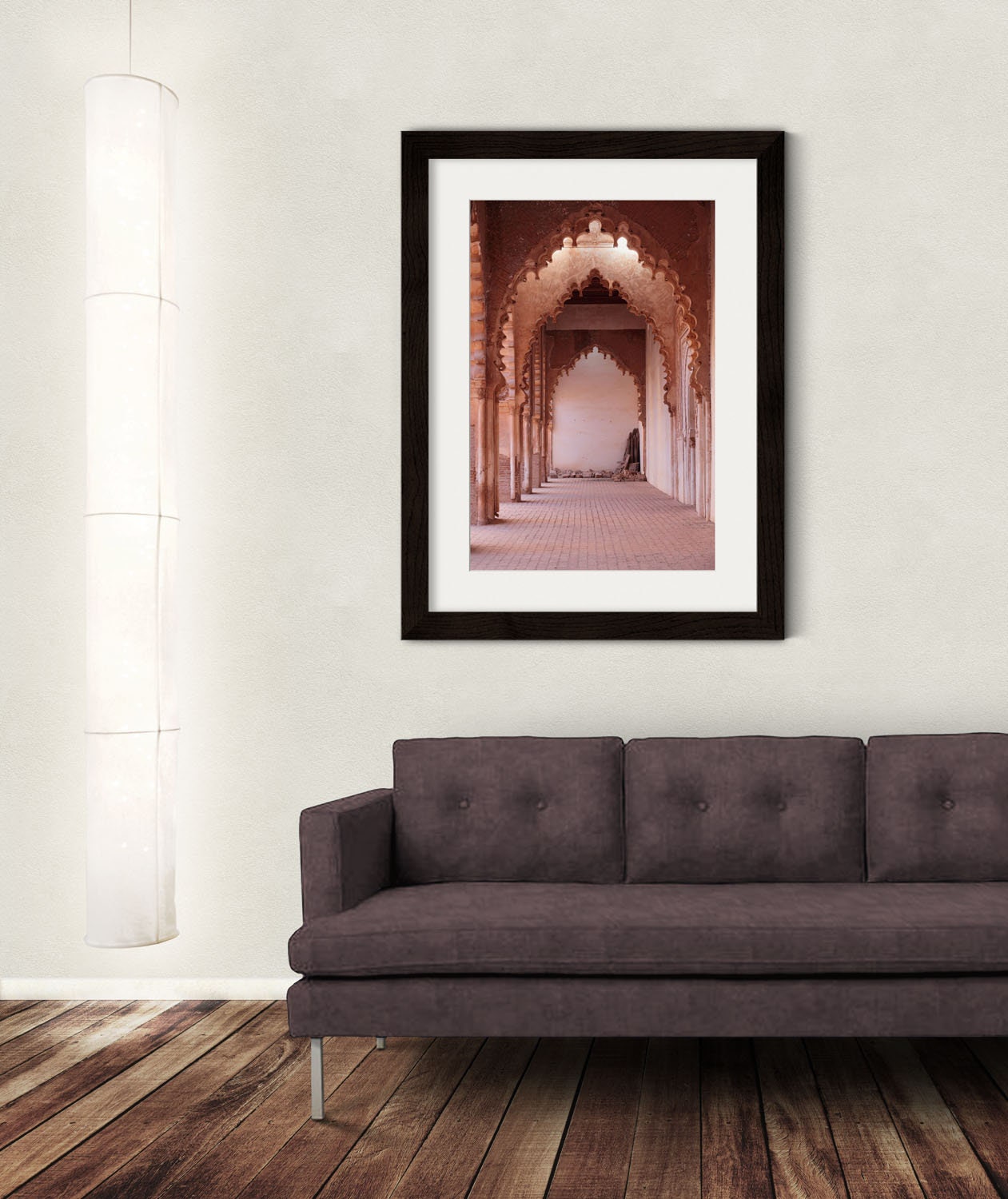 Arches Along the Qibla Wall of Tinmel Mosque Tinmel, Morocco photo ...