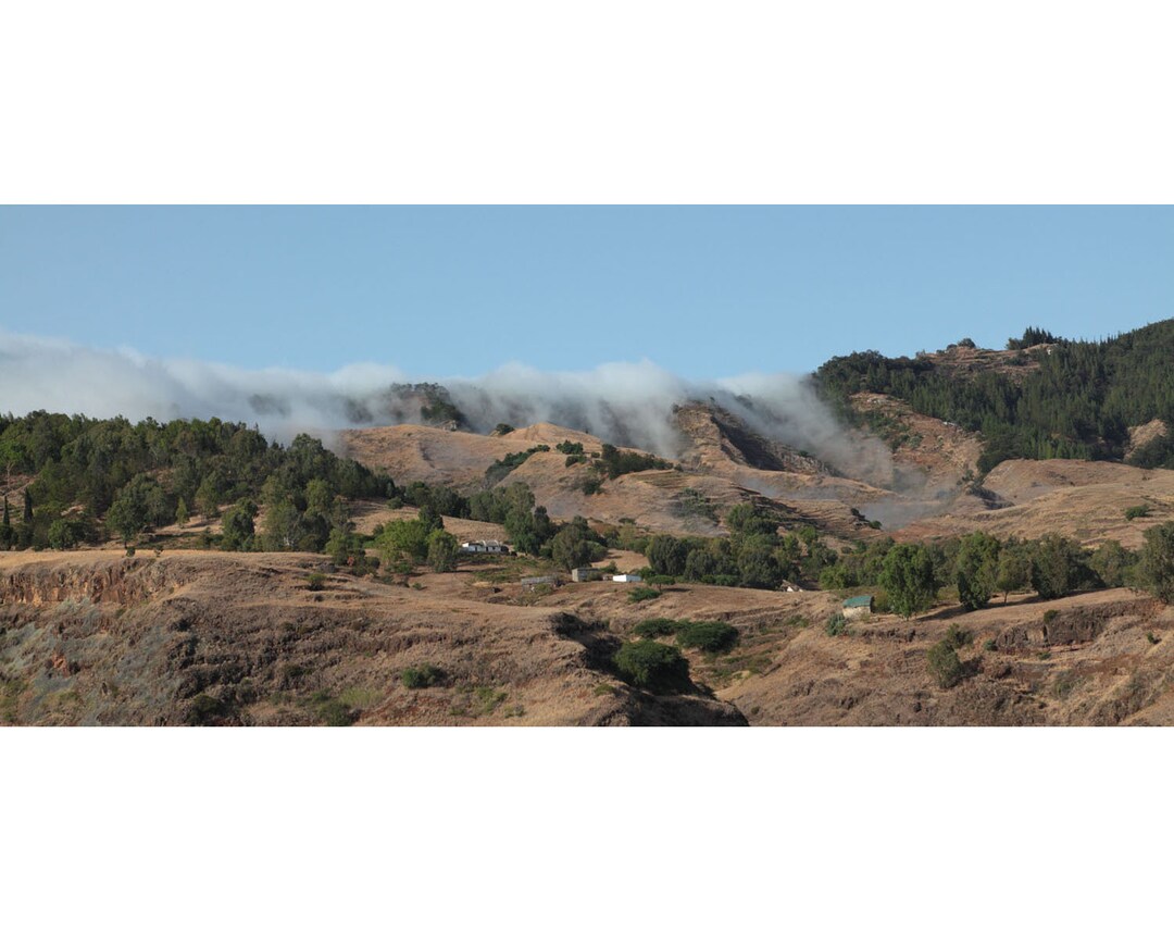 Clouds Spilling Over Ridge - Santo Antão, Cape Verde (photo Print, Wall ...