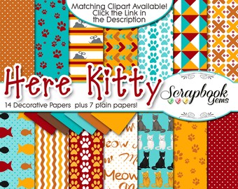 Cat scrapbook | Etsy