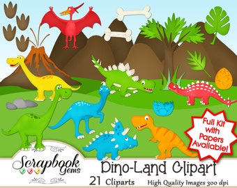 Clip art dinosaur | Etsy