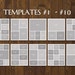 TWENTY (20) 8" X 10" Digital Photo Collages / Storyboard Templates, PSD ...