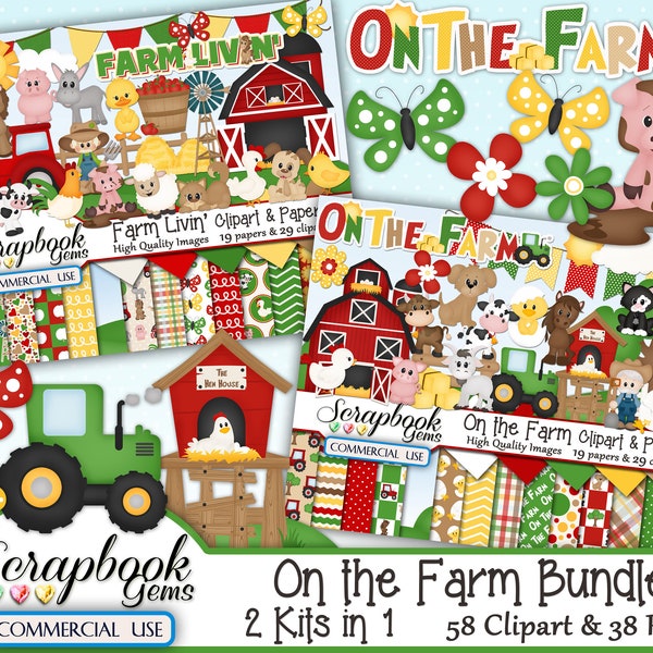 Farm Scrapbook Kit - Etsy