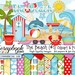 BEACH BUNDLE - 2 Kits in 1, 60 Cliparts & 40 Papers, Instant Download ...