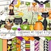 HALLOWEEN 2 Clipart and Papers Kit, 26 Png Clip Arts, 21 Jpeg Papers ...