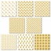 White & Gold Digital Papers SET 2 16 Pieces 12 X - Etsy