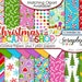 CHRISTMAS CANDY SHOP Clipart & Papers Kit, 43 Png Clipart Files, 21 ...