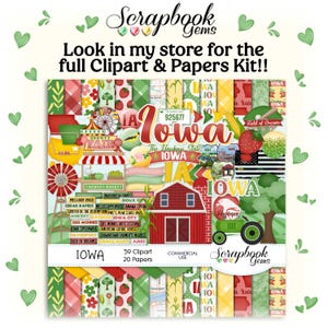 IOWA STATE Clipart, 59 Png Clipart Files, Instant Download Hawkeyes ...