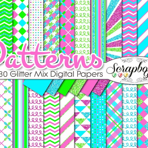 Seamless Digital Papers | Etsy