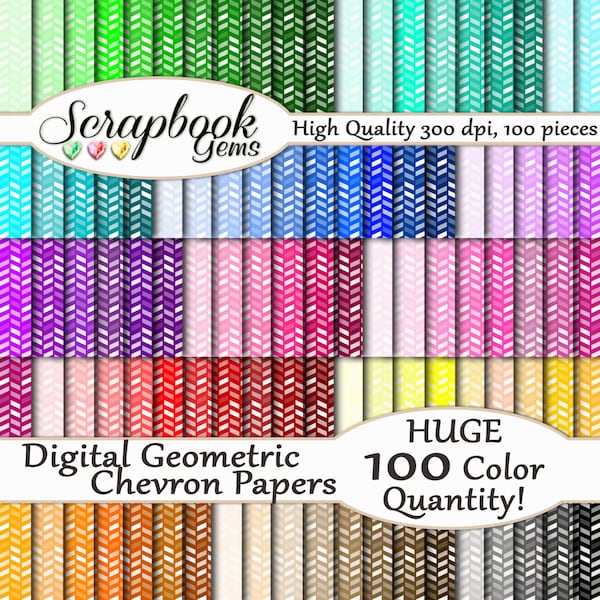 Watercolor Chevron - Etsy