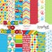 BACK TO SCHOOL #1 Clipart & Papers Kit, 28 Png Clipart Files, 19 Jpeg ...