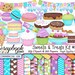 SWEETS & TREATS BUNDLE - 2 Kits in 1, 58 Cliparts/42 Papers, Instant ...
