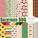 BACKYARD BBQ Digital Papers, 21 Pieces, 12" X 12", High Quality Jpegs ...