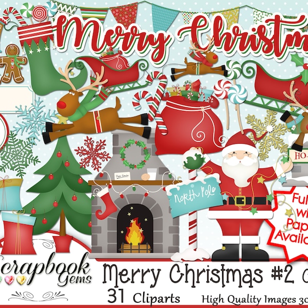 Reindeer Clipart - Etsy