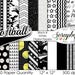 SOFTBALL Digital Papers Black & White 20 Pieces 12 X | Etsy
